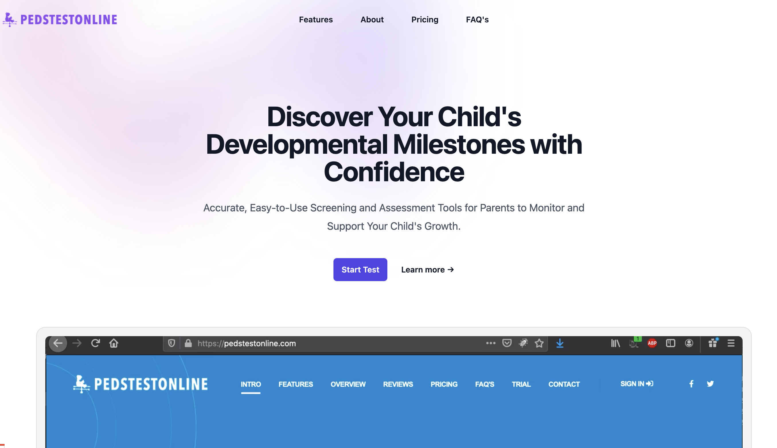 Child Screening & Developmental MilestonesTests - PedsTestOnline for ...
